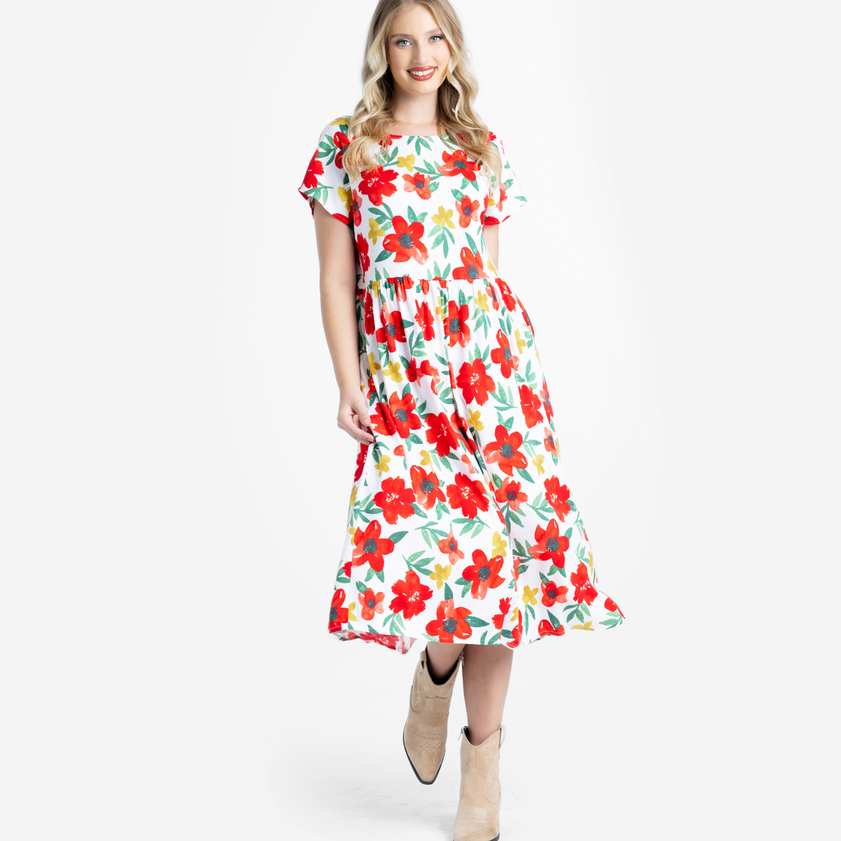 Lorene Dolman Midi Dress – lularoe