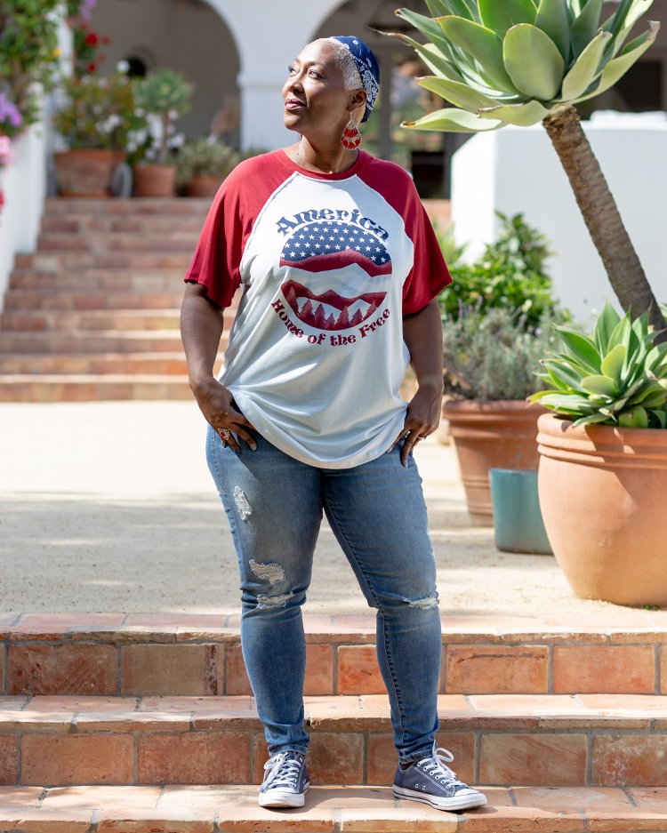 Axel Short Sleeve Raglan Top - Americana Collection 2022 – lularoe