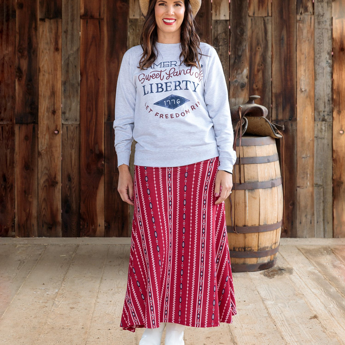 Logan Crew Neck Sweatshirt (Americana Collection 2023) – lularoe