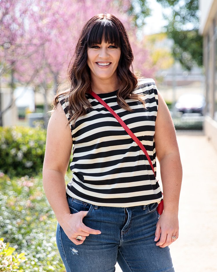 Kari Shoulder Pad Tank – lularoe