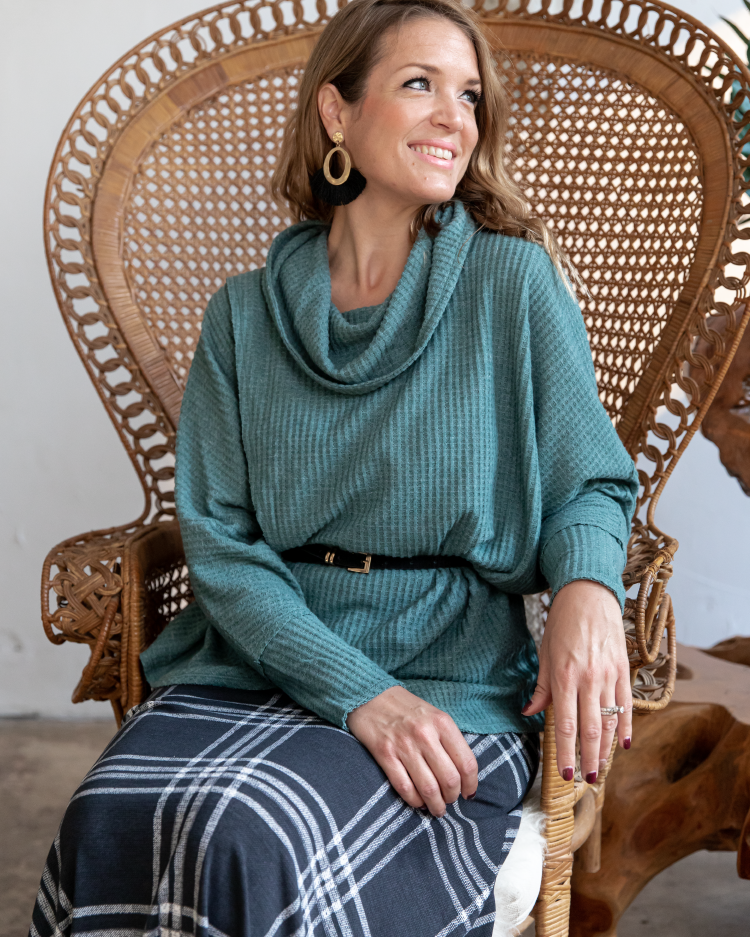 Kristen Cowl Neck Pullover – lularoe