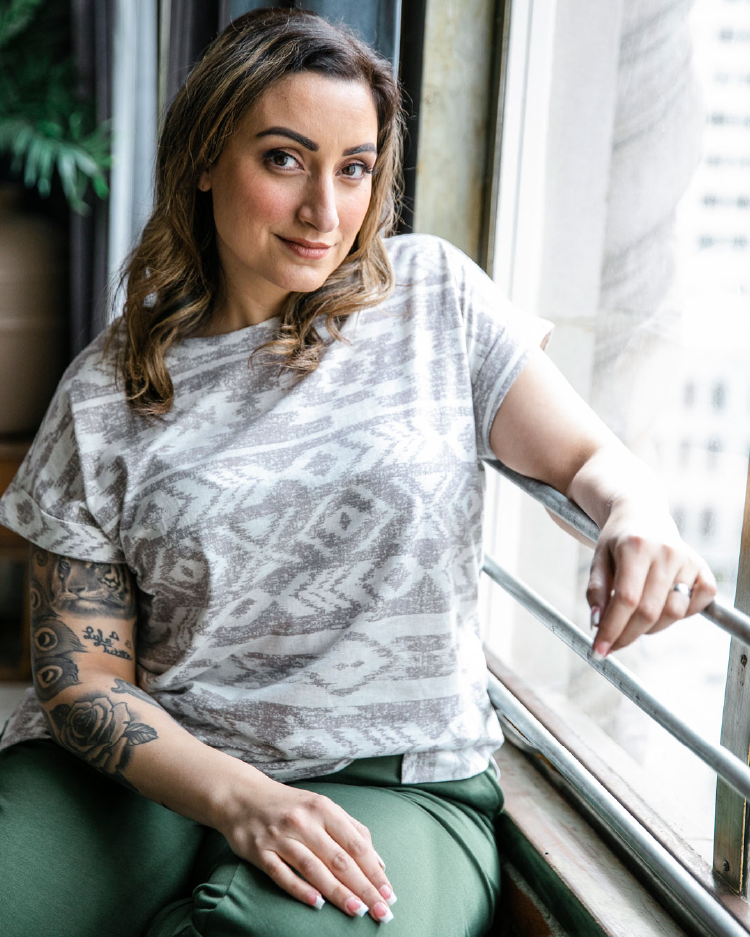 Leah Drop Shoulder Cuff Tunic – lularoe