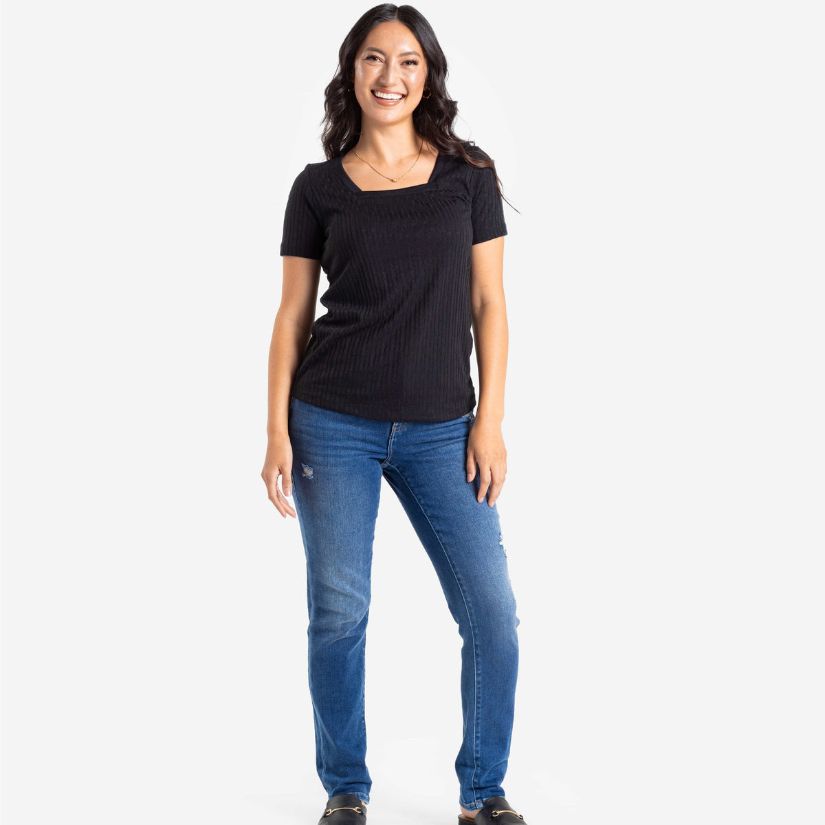 Martha Square Neck T – lularoe