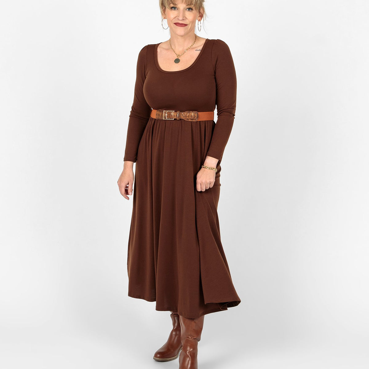 Ryane Long Sleeve Empire Waist Dress – lularoe