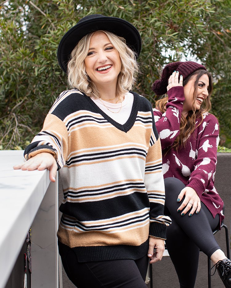 Torrie V-Neck Sweater – lularoe